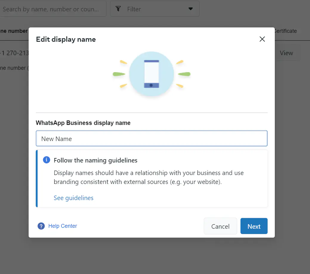 A Guide to WhatsApp Display Name & How to Get it Approved - Rasayel Blog